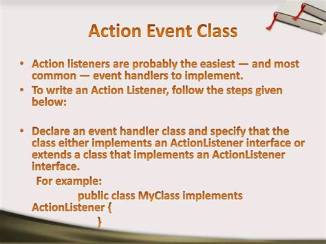 event handling in java pptx programming languages computing