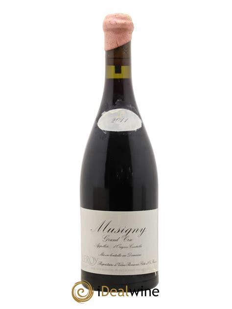 Acheter Musigny Grand Cru Leroy Domaine 2011 Lot B2239684 4220