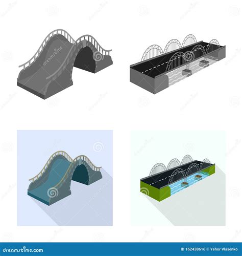 Vector Illustration Of Connection And Design Symbol Set Of Connection And Side Vector Icon For