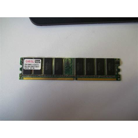 Memoria Ram Geil 256mb Pc2700 Ddr Dimm Cl 25 6 3 3 Usato Agx Memoria Ram Geil 256mb Pc2700 Ddr Dimm Cl 25 6 3 3 Usato Agx