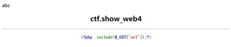 Ctfshow—web—web4 Anweilx 博客园 Ctfshow—web—web4 Anweilx 博客园
