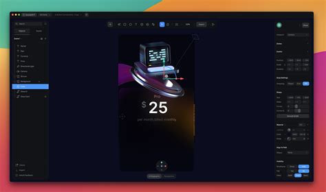 Button Components D UI Interactive Web Design With Spline Design Code