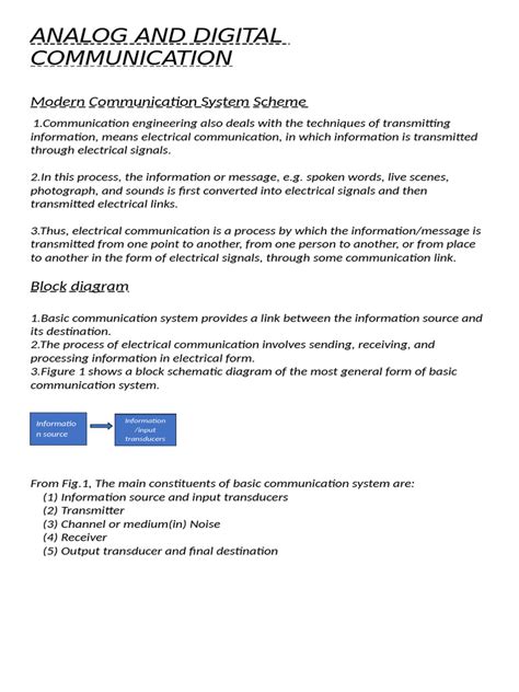 Analog And Digital Communication Pdf Computers