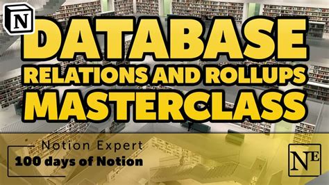 🎅 Master Notion Database Rollups And Relations Youtube