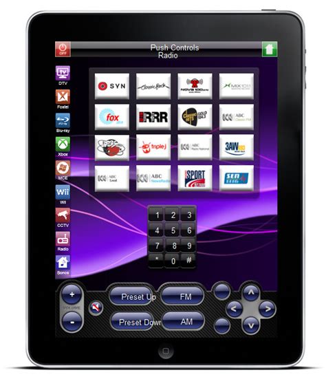 Push Controls IPad IPhone Android Home Automation Home Theatre Remote Control Buy With Nous