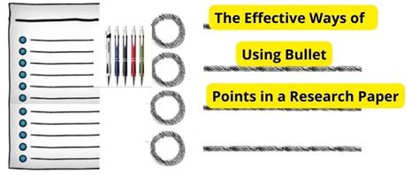 Can Research Paper Use Bullet Points When And How To Use Them