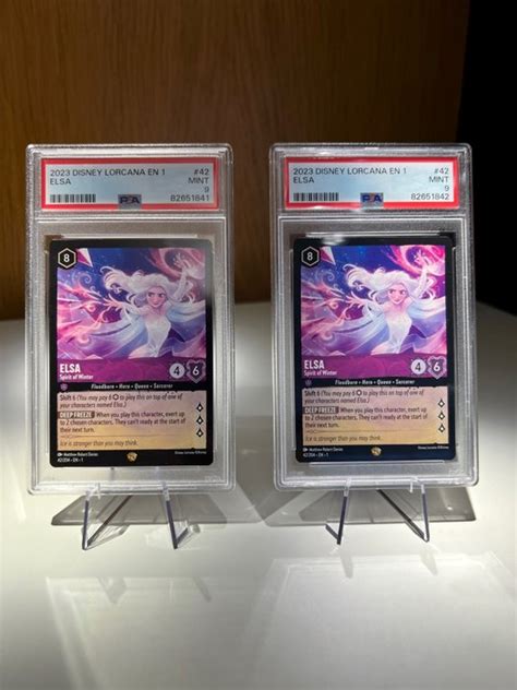 Disney 2 Graded Card Elsa Spirit Of Winter Psa 9 Catawiki