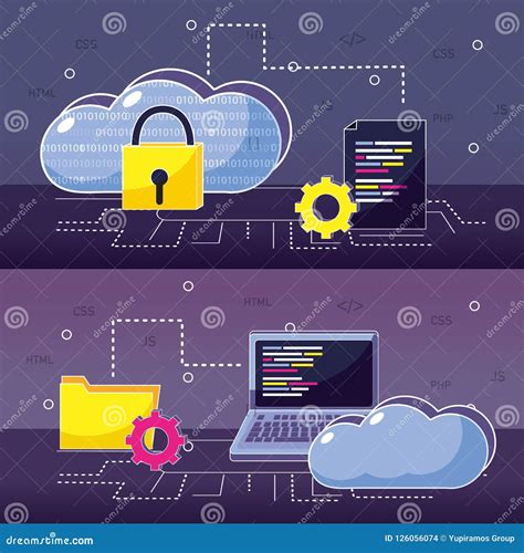 Program Coding Concept Stock Vector Illustration Of Design 126056074