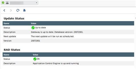 Application Control Database Version Mismatch Check Point Checkmates