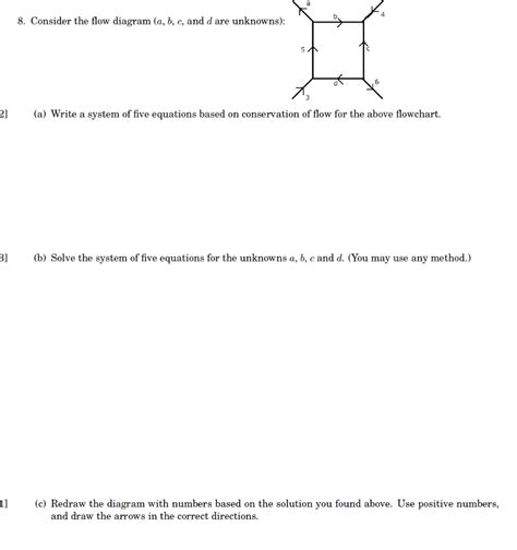 Solved Consider The Flow Diagram A B C And D Are Chegg