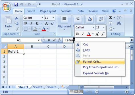 MS Excel Create A Subscript Value In A Cell