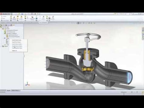 SolidWorks Simulation Flow Analysis CFD YouTube