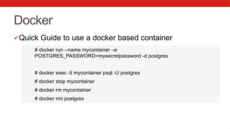 Postgresql High Availability In A Containerized World Ppt