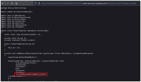 Portswigger Source Code Disclosure Via Backup Files Sin Burpsuite
