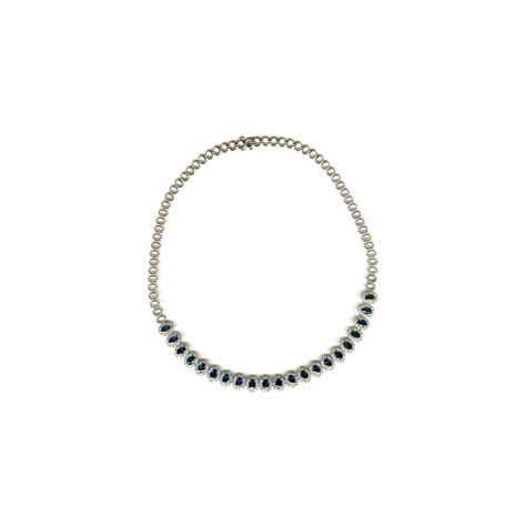 Dilamani Jewelry Dilamani Couture Sapphire And Diamond Necklace
