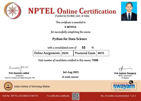 Completed Python For Data Science Course Nithya Sankar Posted On The Topic Linkedin