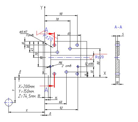 Разработка маршрута обработки детали