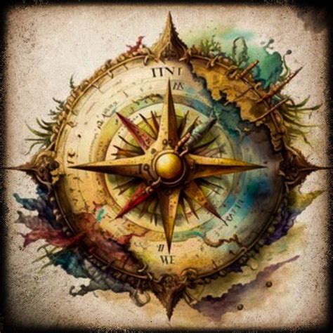 Steampunk Compass Artwork