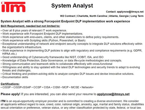 Nan P On Linkedin Hiring Systemanalyst Systemsanalyst Datalossprevention Dlp