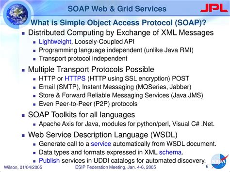 Architecting Scientific Data Services Using Xml Soap And The Grid Ppt