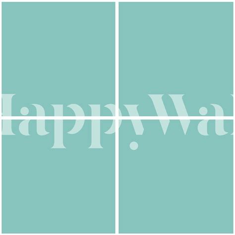 Grid Pattern Turquoise Wallpaper