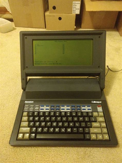 Random Colleague Plus Portable Vt220 Clone Crosspost From R Retrobattlestations R