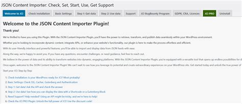 Get Use Apis Json Content Importer Wordpress Plugin
