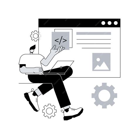 Premium Vector Single Page Application Abstract Concept Vector Illustration