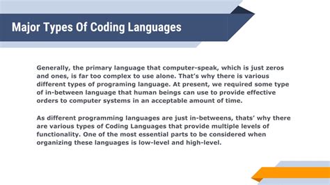 PPT Different Types Of Coding Languages PowerPoint Presentation Free Download ID 11357442