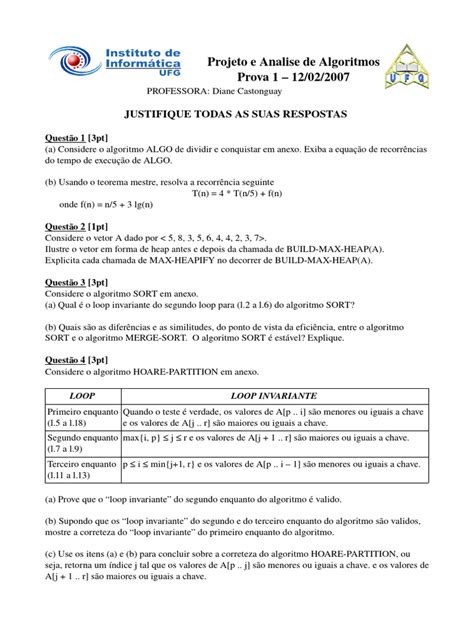 Lista Algoritimo Pdf