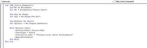 Microsoft Excel Vba Charts Tpoint Tech