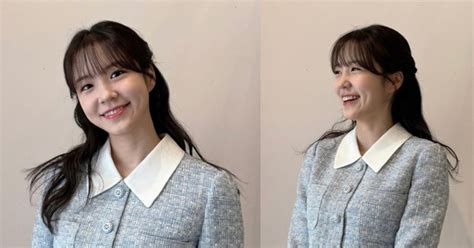 장예원 아나운서 ‘좋은일이 생길거예요 봄기운 가득 담은 트위드 투피스 패션 스타와 패션