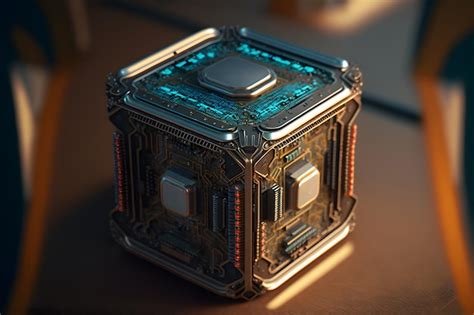 Premium Photo Cpu Processor With Modern Futuristic Technology Appearance Neural Network