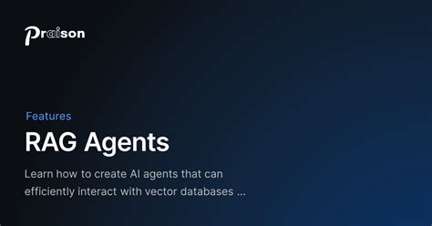 Rag Agents Praisonai Documentation