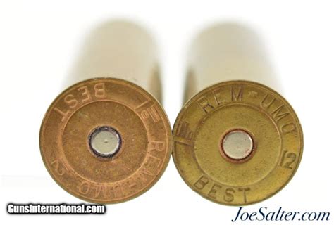Lot Of Two Loaded Brass Shotgun Shells 12 Gauge Rem Umc Best Buckshot