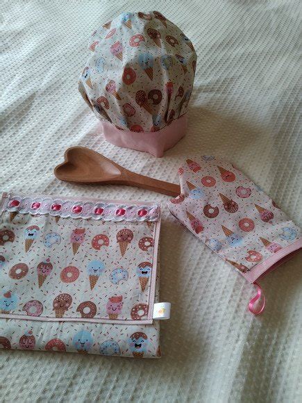 Kit Infantil Mini Cheff De Cozinha Elo7