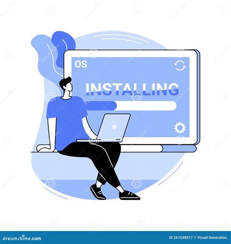 Operating System Isolated Cartoon Vector Illustrations Stock Vector