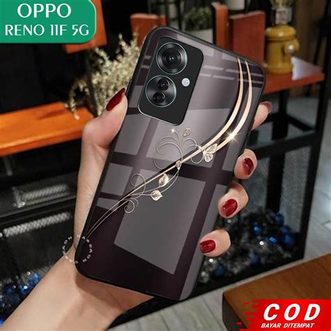 Jual Case Glossy Untuk Oppo Reno F G Terbaru Softcase Glass Kaca Casing Handphone