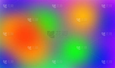 高斯模糊背景插图设计与组合明亮的颜色