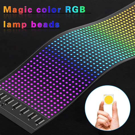 Pixels RGB Programmable LED Matrix Panel Shine Lighting Reliable LED Strip Light