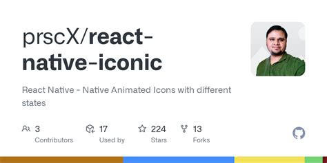 GitHub PrscX React Native Iconic React Native Native Animated Icons With Different States