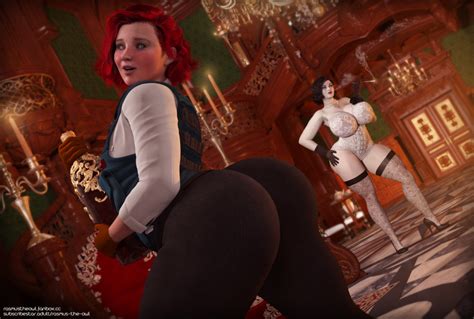 Rule 34 1boy 1girls 3d Alcina Dimitrescu Androgynous Armpit Hair Big