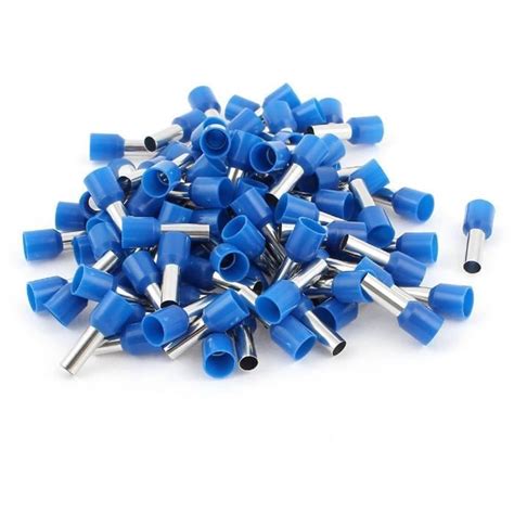 100pcs 10mm2 Embout De Câble Embout De Câblage Cosse à Sertir