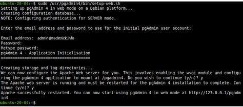 Install Postgresql And Pgadmin4 On Ubuntu 2004 Techinsight Navigating The Future Of It