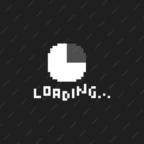 Premium Vector Pixel Art Retro Game Loading For Game