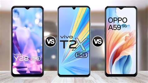 ViVO Y28 5G Vs ViVO T2x 5G Vs OPPO A59 5G YouTube
