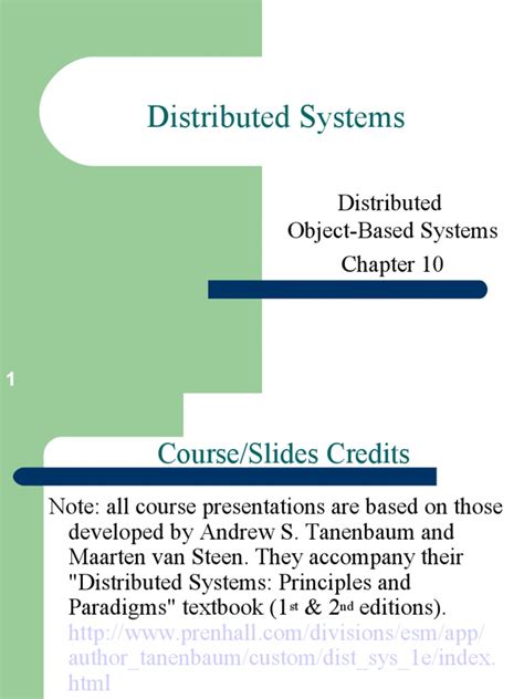 distributed object based systems pdf enterprise java beans