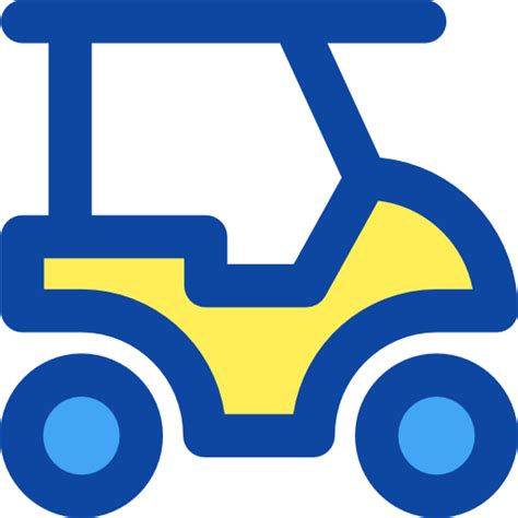 Golf Cart Free Transport Icons