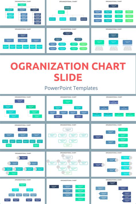 Organization Chart PowerPoint Slide Templates Creative Design