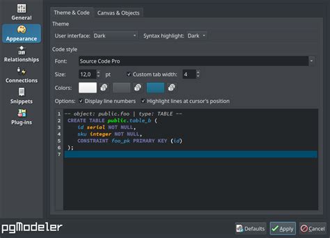 PgModeler PostgreSQL Database Modeler